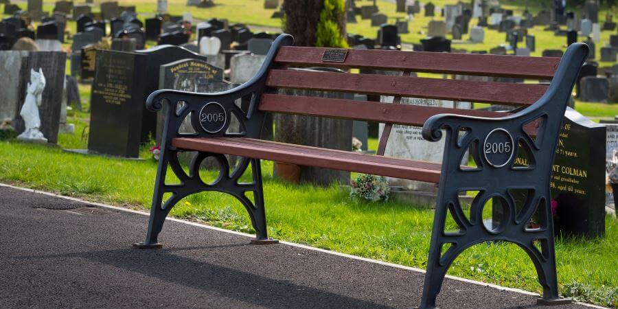 Memorial park benches, cemetery memorial | Rochdale Borough Council